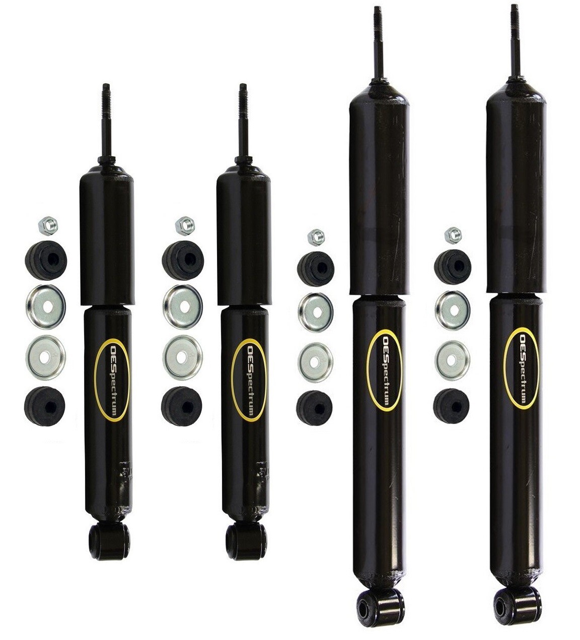 NEW Front & Rear Shock Absorbers Kit Monroe OESpectrum for Ford E-150 ...