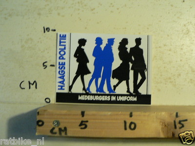 STICKER,DECAL HAAGSE POLITIE MEDEBURGERS IN UNIFORM | eBay