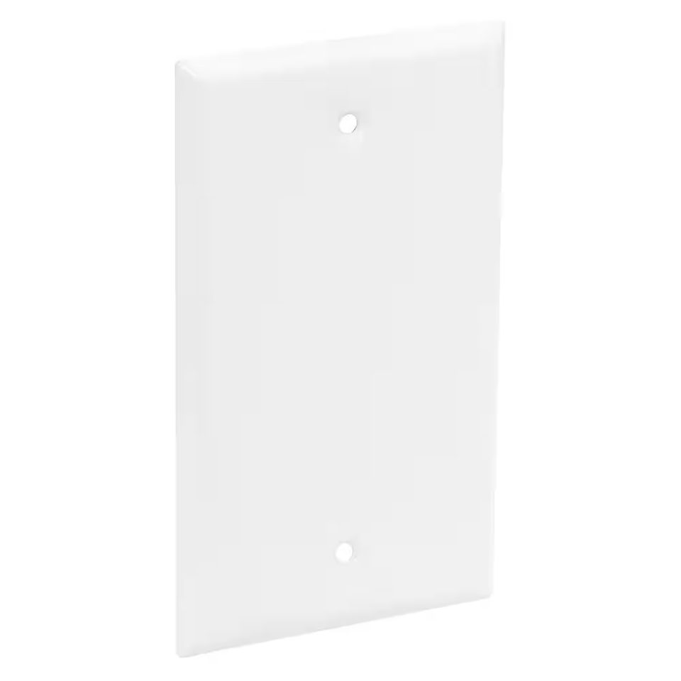 1-Gang Metal Weatherproof Blank Electrical Outlet Cover White | eBay