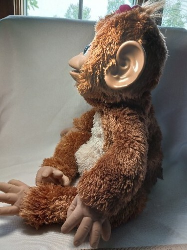 NB Interactive Stuffed Toy FurReal Friends Cuddles My Giggly Monkey Pet ...