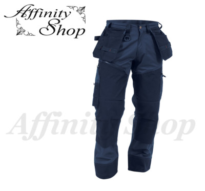 TWZ Craftsman Work Pants Tradesman Multi Pocket Navy Cargo Trouser ...