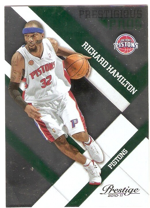 RICHARD HAMILTON SERIAL /499 2010-11 PRESTIGE PRESTIGOUS PROS 17 DET ...
