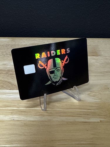 Raiders Holographic Debit Card Skin | eBay