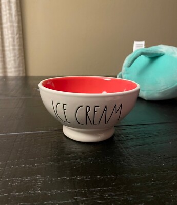 Rae Dunn ice cream bowl Red Inside | eBay