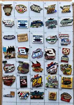 **PICK-A-PIN** NASCAR DAYTONA 500 EARNHARDT PETTY BRICKYARD 500 LAPEL ...