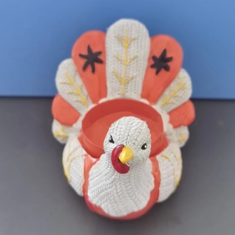 Turkey Holder Thanksgiving Decorations for Autumn Harvest Day Ornaments ...