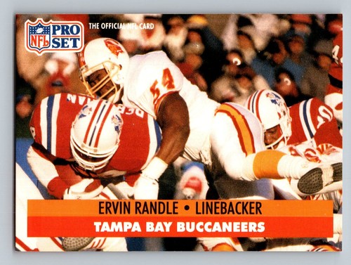 1991 Pro Set #313 Ervin Randle Tampa Bay Buccaneers | eBay