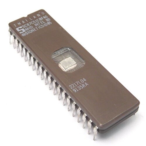 [2pcs] SC87C51CBF40 MCU 8-Bit DIP40CW USED | eBay.de