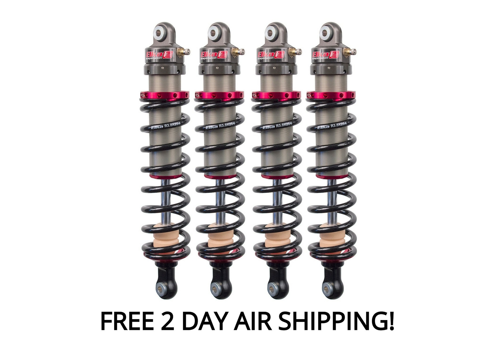 Elka Suspension 2.0 Stage 1 Front and Rear Shocks Kit Polaris Ranger ...
