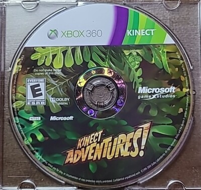 Kinect Adventures (Microsoft Xbox 360, 2010)~Disc Only~Tested ...