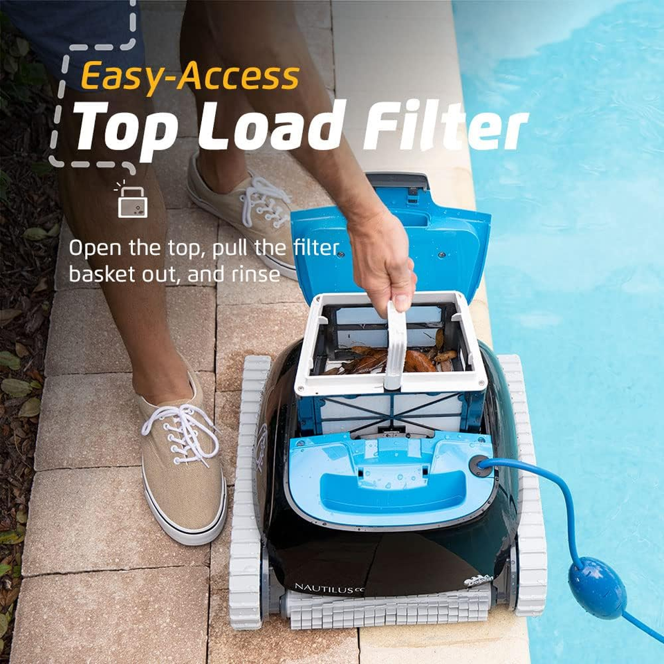Nautilus CC Automatic Robotic Pool Vacuum for Above/In-Ground Pools up ...