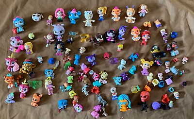 85 Assorted Mini Figures ~ Mini Mixies, Disney Palace Pets, Monster ...