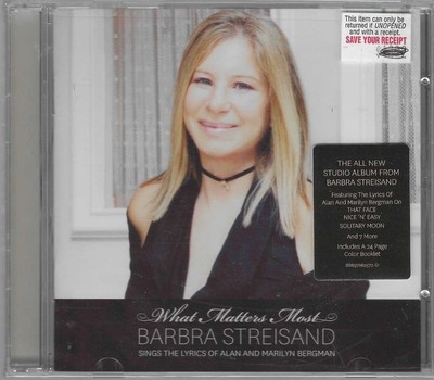 Barbra Streisand What Matters Most (CD, 2011 Sony) New and Sealed | eBay
