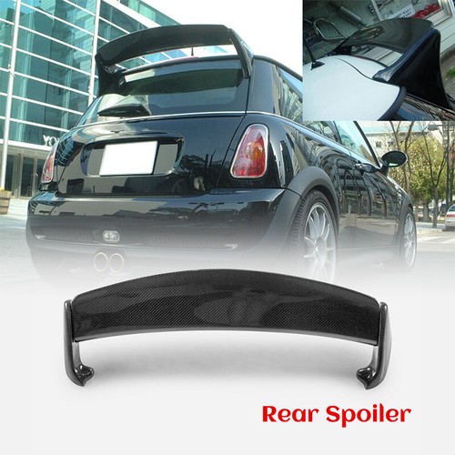For Mini R50 R53 Mini Cooper AQR Style Carbon Glossy Rear Spoiler Roof ...
