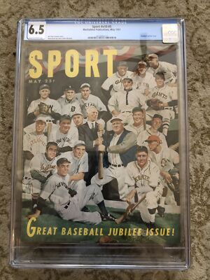 Sport Magazine 1951 Babe Ruth Baseball HOF’ers CGC 6.5 | eBay