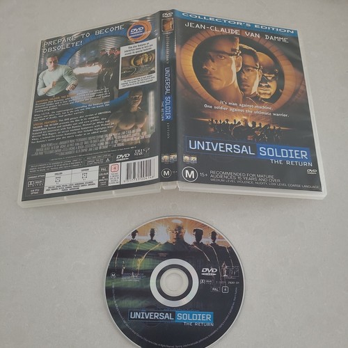 Universal Soldier: The Return DVD (Region 4) VGC Jean Claude Van Damme ...