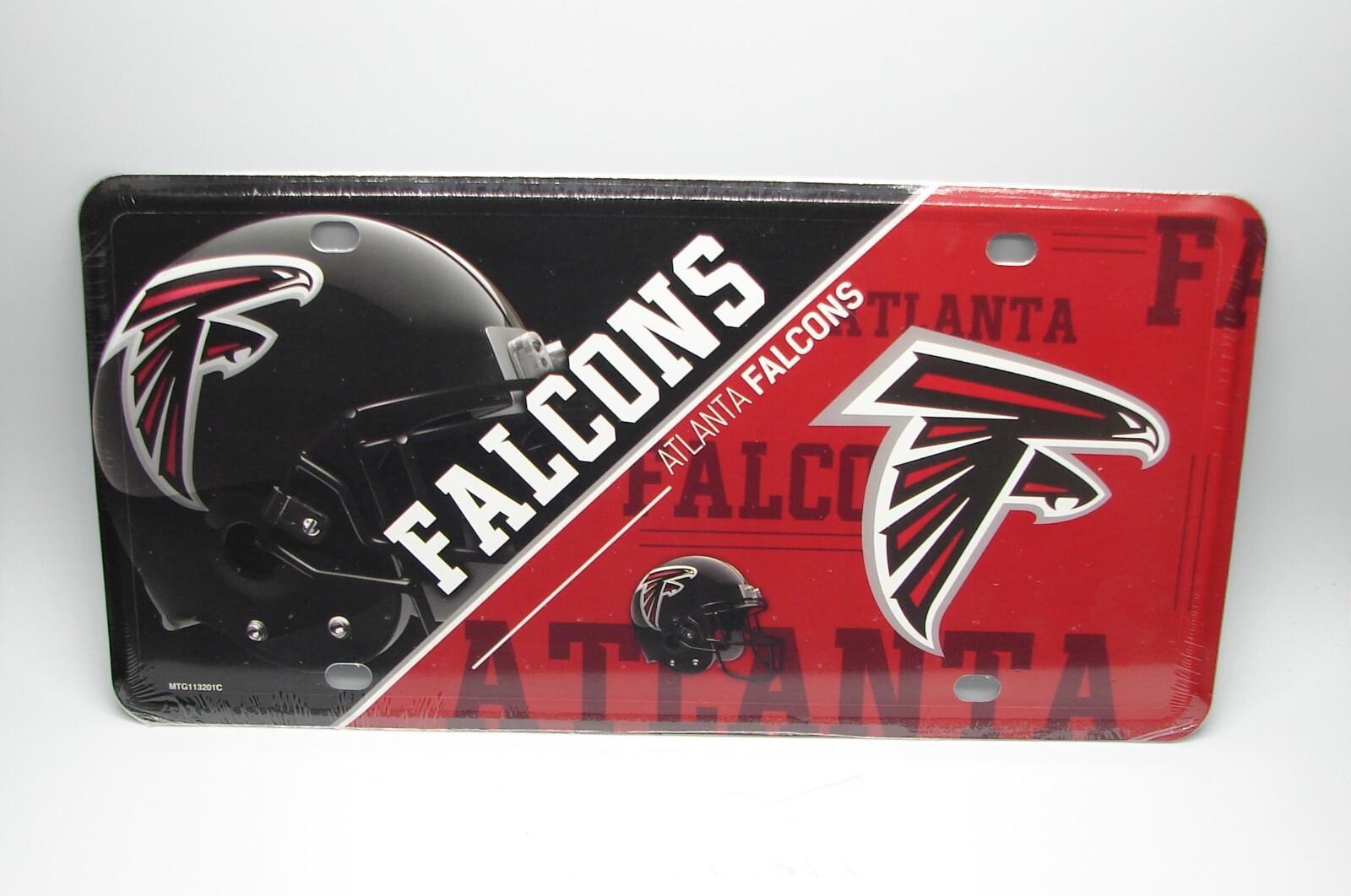 Licensed NFL ATLANTA FALCONS METAL CAR NOVELTY LICENSE PLATE AUTO TAG ...