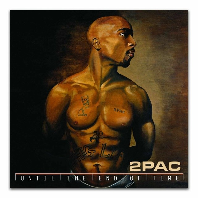 E-122 2Pac Until The End Of Time Cover Hip Hop Music Album Fabric ...