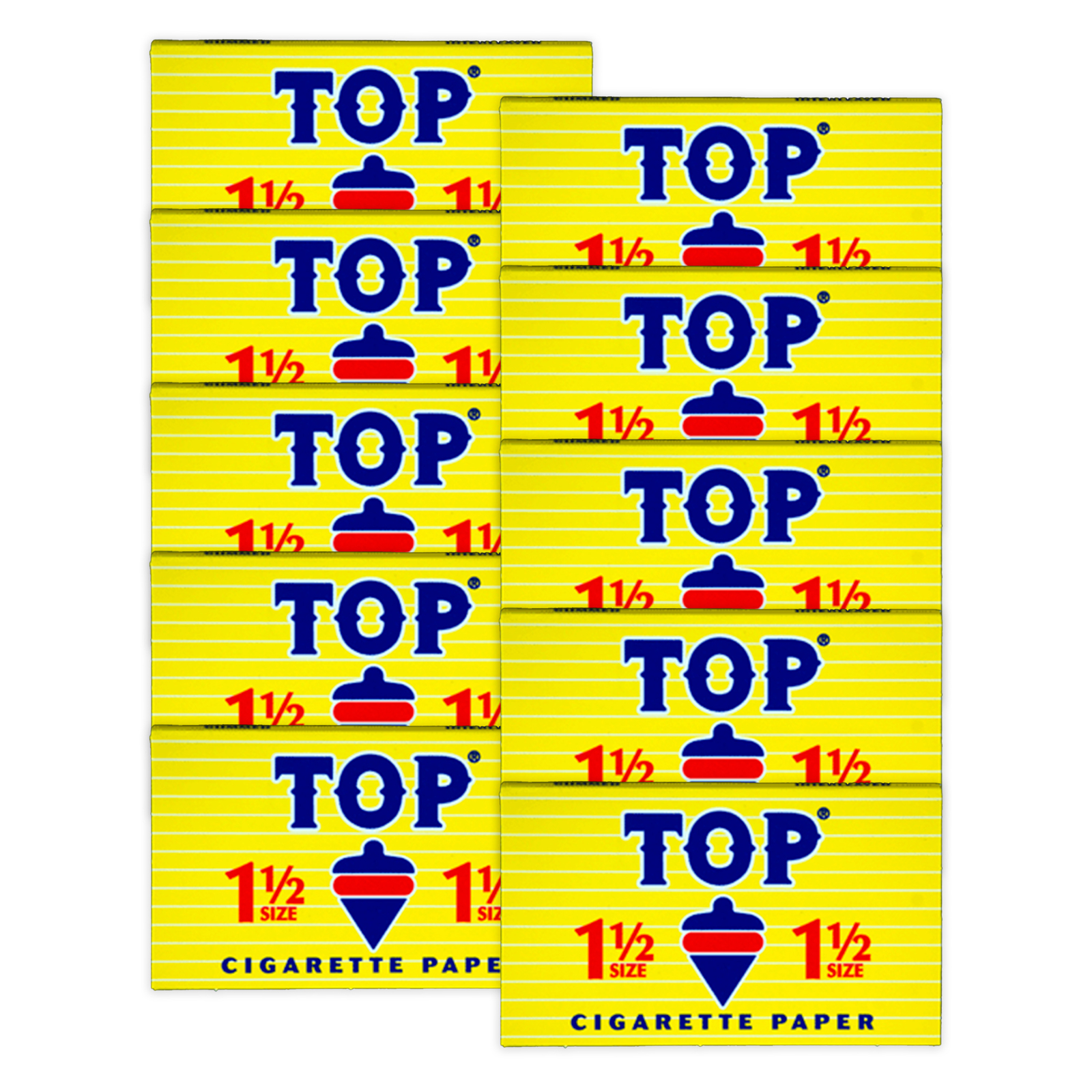 TOP Rolling Papers 1 1/2 TOP Cigarette Papers (Pack of 10 Booklets) | eBay