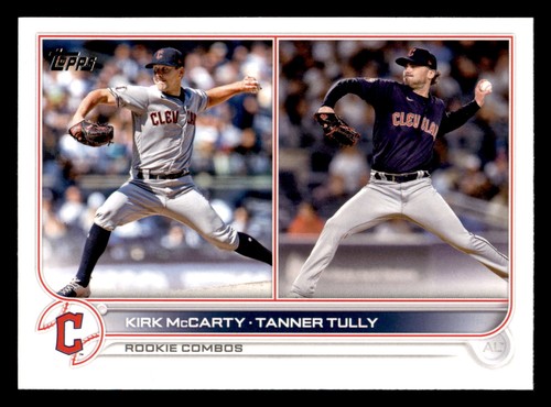 2022 Topps Update Tanner Tully/Kirk McCarty RCOM #US78 Cleveland ...