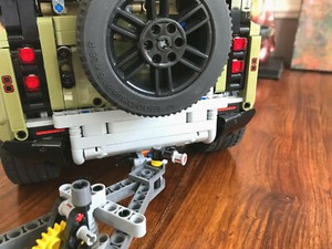 Anbau für LEGO® 42110 Land Rover® Defender®, Zubehör, Anhängerkupplung ...