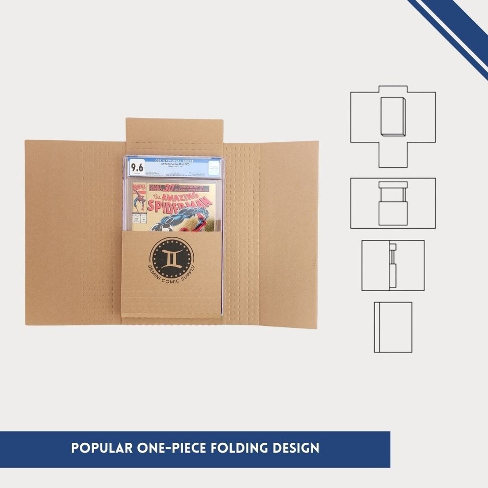 GEMINI Poly Comic Mailers (Ships graded comics, toploaders, books, and ...
