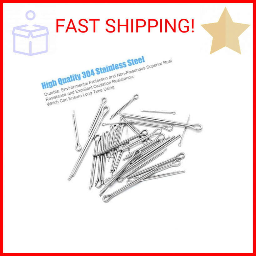 160PCS 304 Stainless Steel Cotter Pin Assortment Kit | eBay