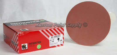INDASA 120 Grit 6'' Sticky Back DA Sandpaper Rhynostick 600-120 (100 ...