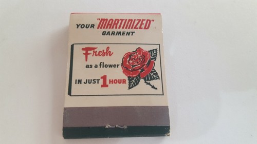 Matchbook One Hour Martinizing dry cleaning FULL H2 | eBay