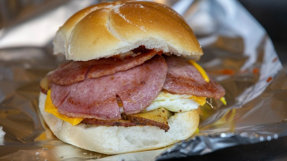 Taylor Ham/Taylor Pork Roll 8 boxes Thin Slices - Weight 3 lbs Ship ...