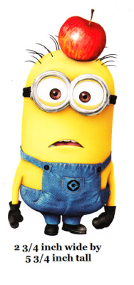 Apple Minion Wall Decal Despicable Me Vinyl Sticker Minions Peel and ...