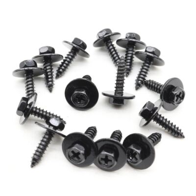 15Pcs 12442-05207-B For Hyundai Kia Bumper Cover Tapping Metal Screws ...