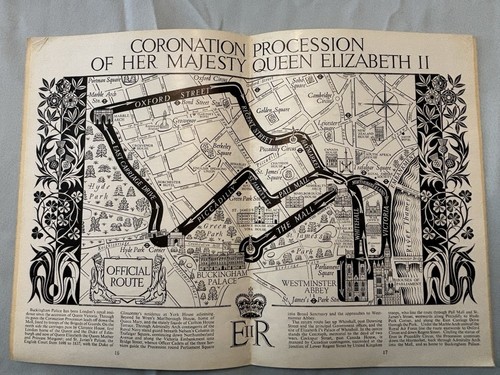 The Coronation of Her Majesty Queen Elizabeth II Souvenir Programme ...