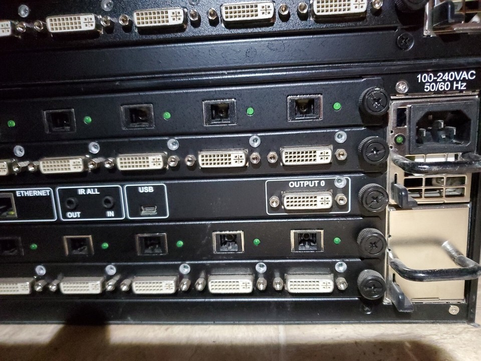 Lot Of (2) Broadata LinkBridge 16×16 Modular Multi-Format Matrix Switch ...