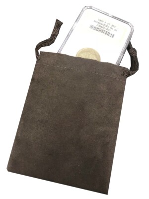 Intercept Shield Coin Slab Jewelry Pouch Brown 12 Pack Tarnish ...