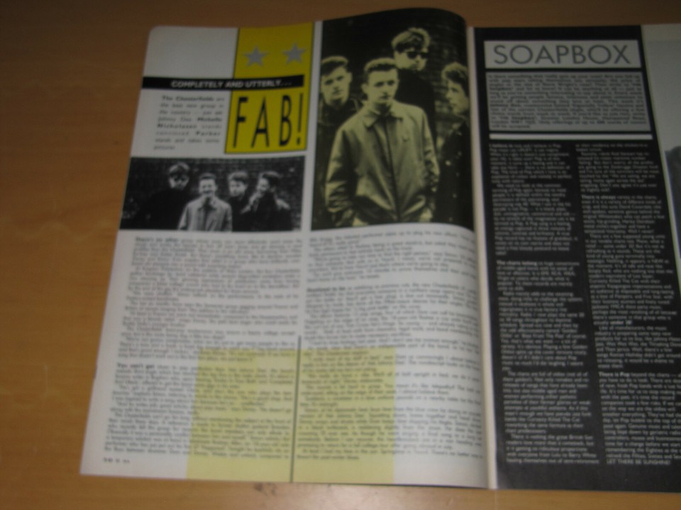 RECORD MIRROR MAGAZINE - MAY 16 1987 - POP WILL EAT ITSELF BAND OF HOLY ...