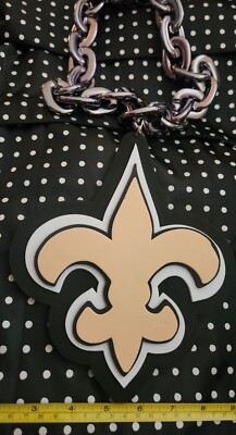 New Orleans Saints Oversized NFL Fan Chain Necklace Foam | eBay