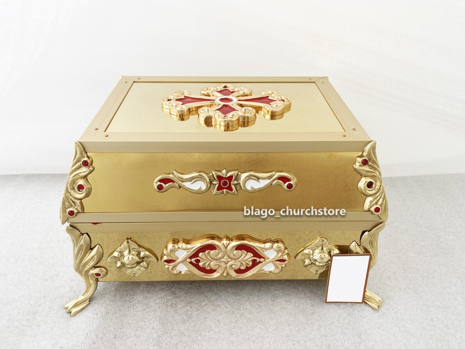 Orthodox Ark For Holy Relics Bulat Red Velvet Church Ark 12.99" | eBay