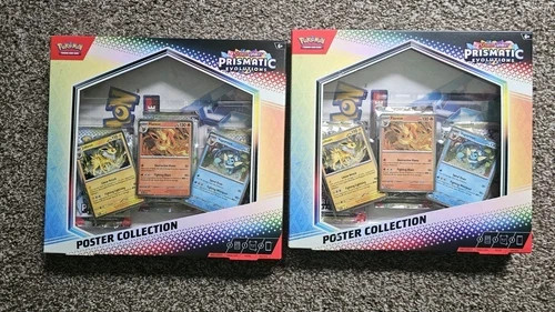 Pokémon S&V - Prismatic Evolutions Poster Collections Factory Sealed | eBay