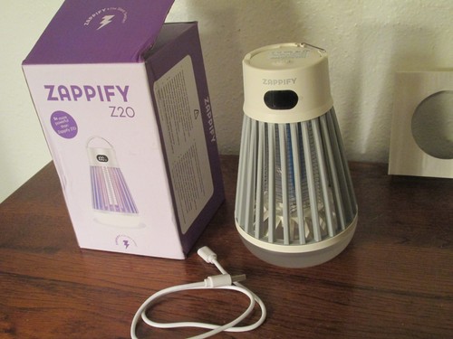 NEW ZAPPIFY Z20 MOSQUITO ZAPPER CORDLESS INDOOR OUTDOOR | eBay