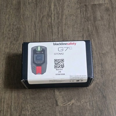 Blackline Safety G7C Portable Gas Monitor 4G LTE Wireless Single-Gas ...