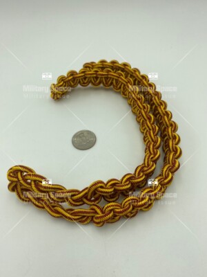 GENUINE U.S. ARMY SHOULDER CORD: ORDNANCE - CRIMSON AND YELLOW | eBay