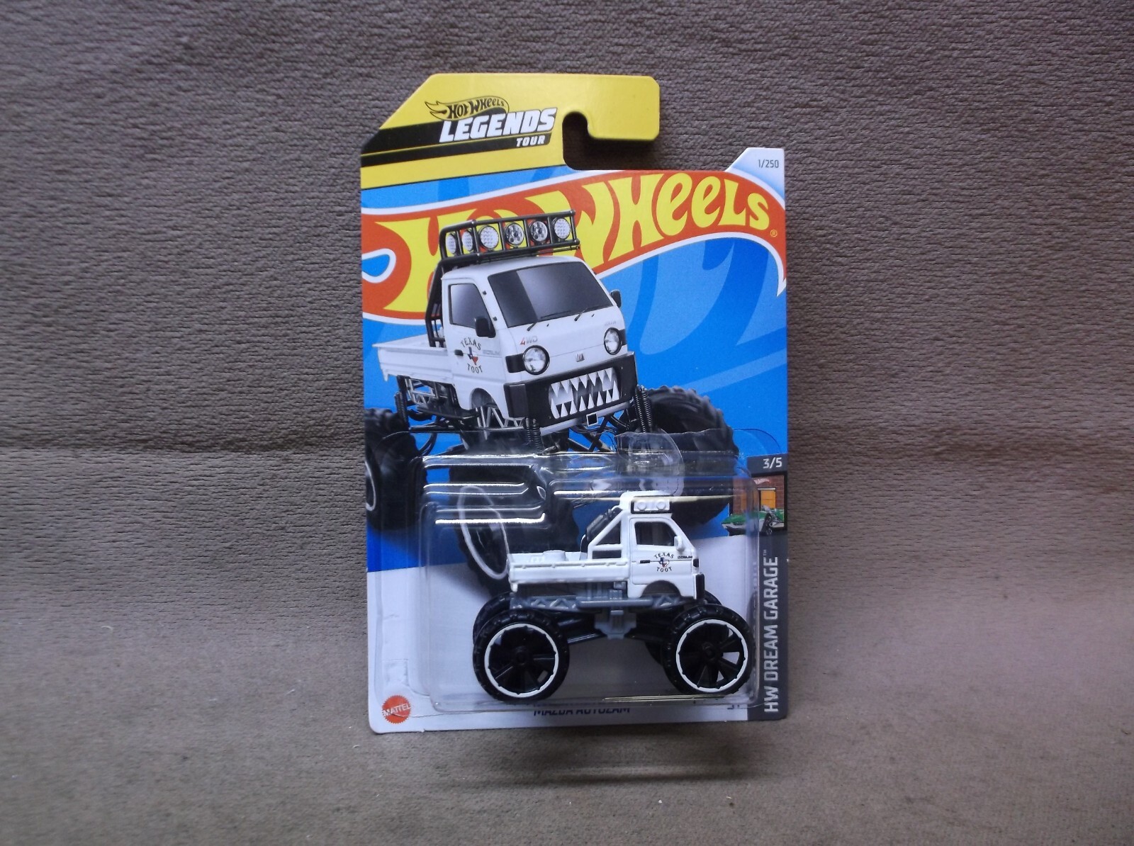 HOT WHEELS WHITE 2024 #1 MAZDA AUTOZAM 4X4 PICK UP LEGENDS TOUR TEXAS ...