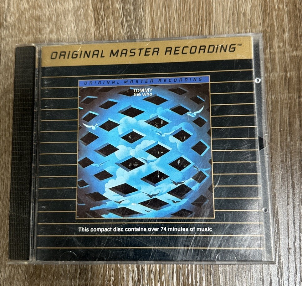 The Who Tommy CD MFSL ULTRADISC USA 24KT GOLD DISC! LIMITED ED. RARE ...
