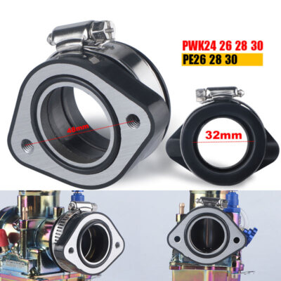 1pc Flange Adapter Carb Manifold Intake For For PE 26/28/30mm PWK 24/26 ...