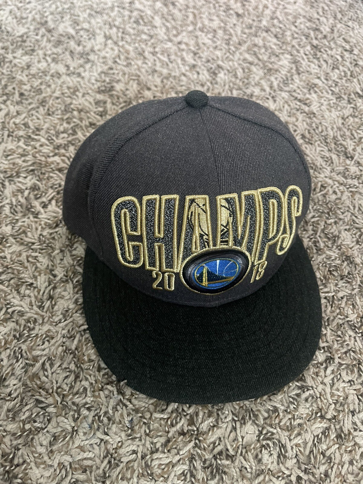 New Era 2018 Champs Kevin Durant Golden State Warrriors NBA Game Hat ...