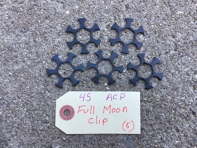 45 ACP Full Moon Clips 5 clips holds 6 rounds each USA Made!!! NOS | eBay