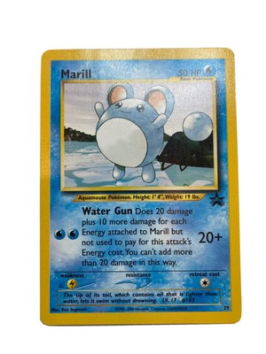 Pokemon Card Marill; Black Star Promo #29 - MP | eBay