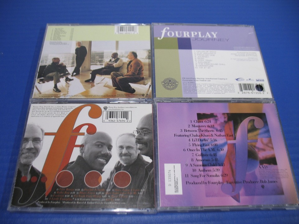 Fourplay 4 CD Jazz LOT : Yes Please! Between The Sheets 4 Four Journey ...