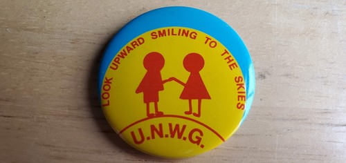 UNWG Logo Pin Look Upward Smiling To The Skies United Nations Womens ...
